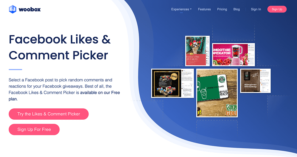 Facebook comment picker tools for running fair giveaways