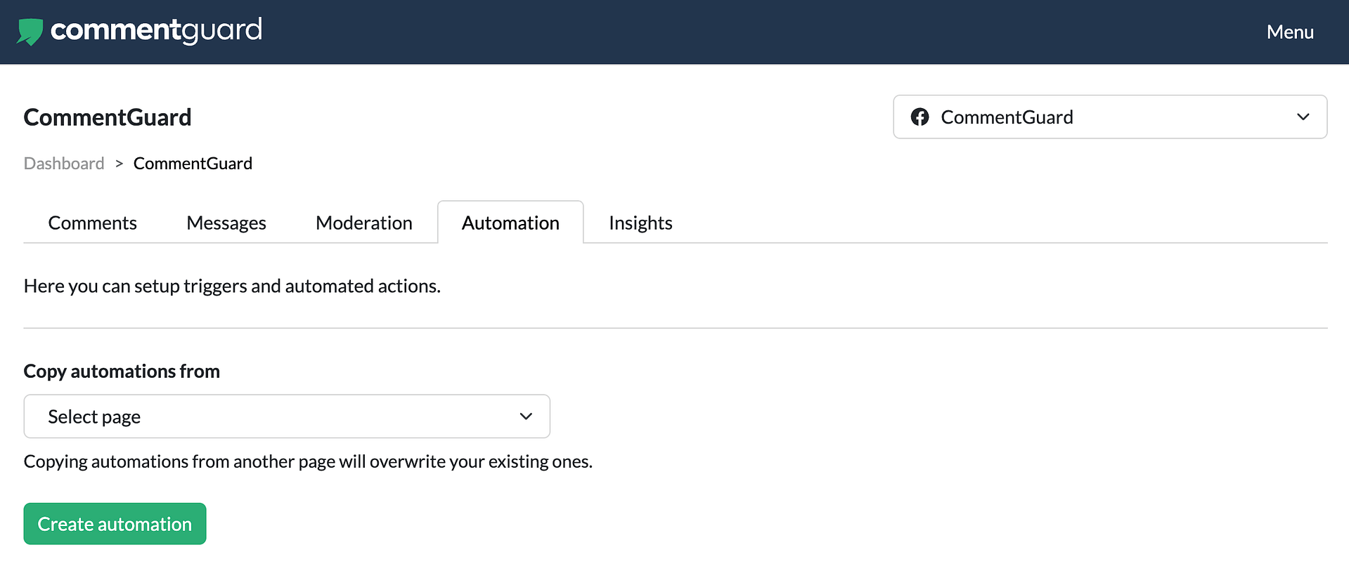 Facebook auto-comment tool for posts & ads